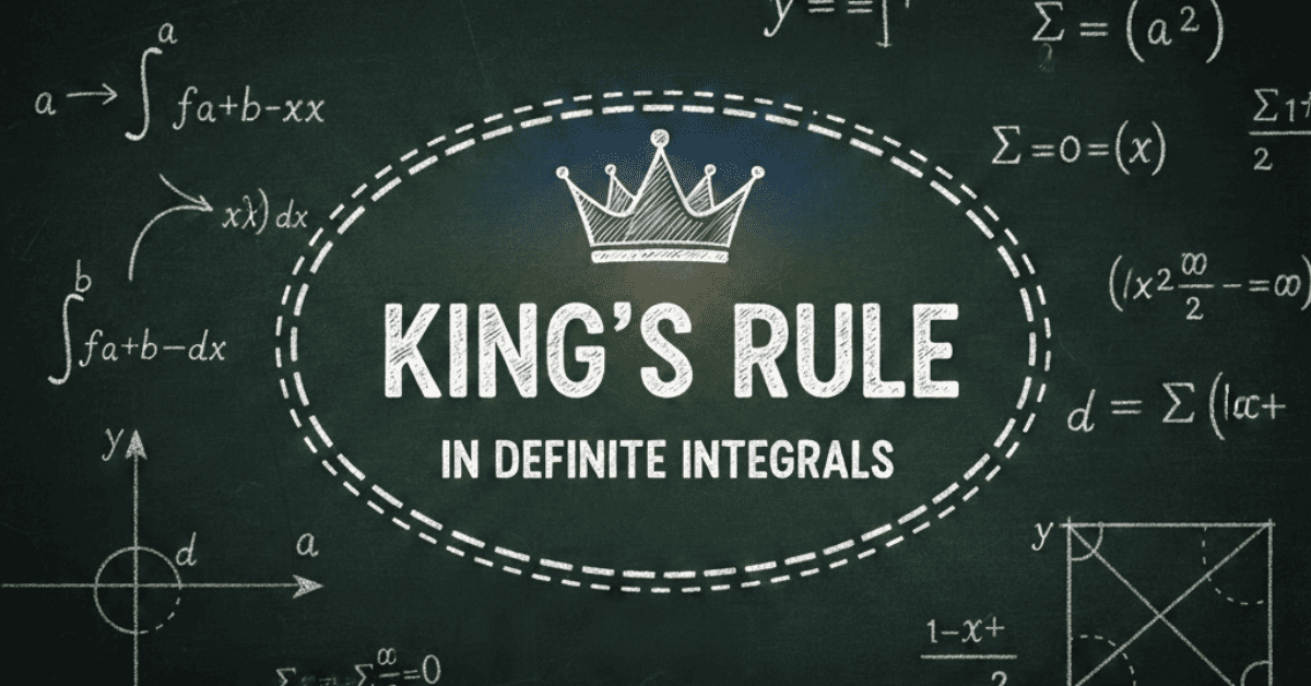 Uses of King’s Rule in Definite Integrals with solved examples