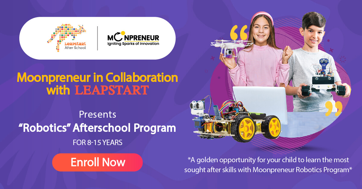 Robotics Afterschool Program by Moonpreneur & Leapstart