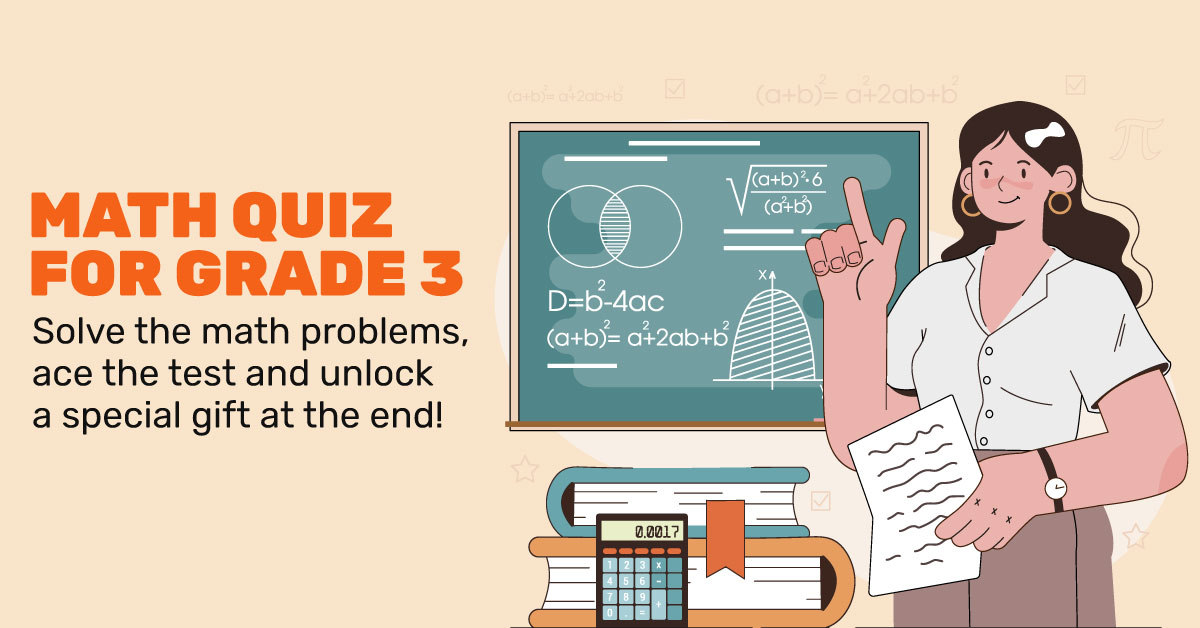 Math Quiz For 3rd Graders