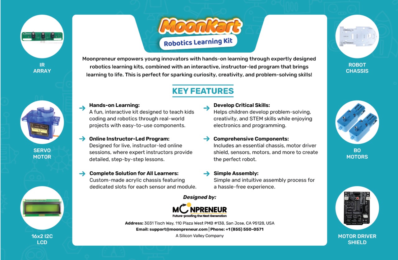 MoonKart - Robotics Learning Kit - Moonpreneur
